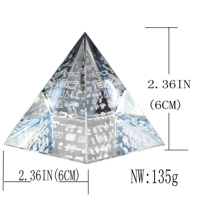 Crystal Pyramid centerpiece – Egypt Jewelry®
